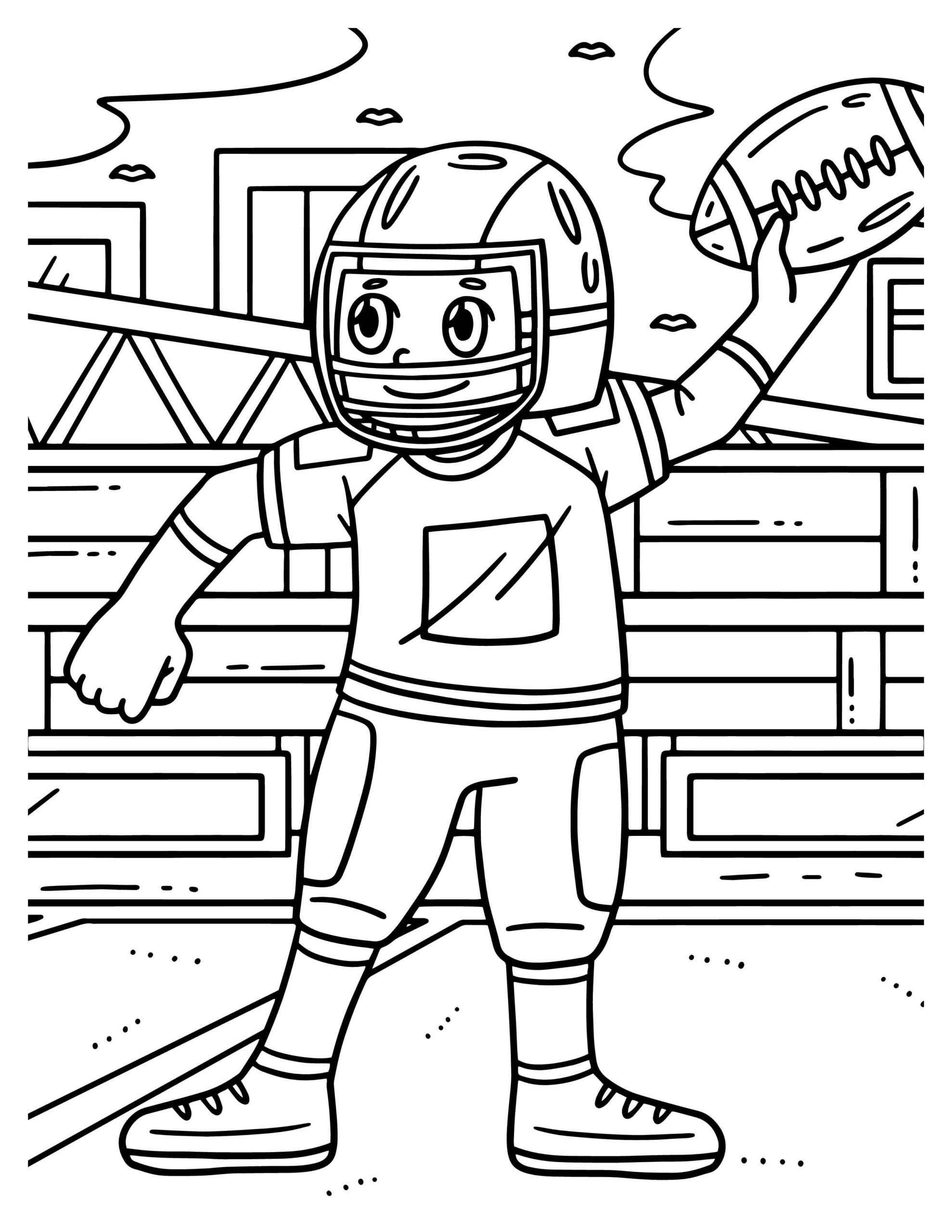 Football Coloring Pages: Fun And Creative Activity