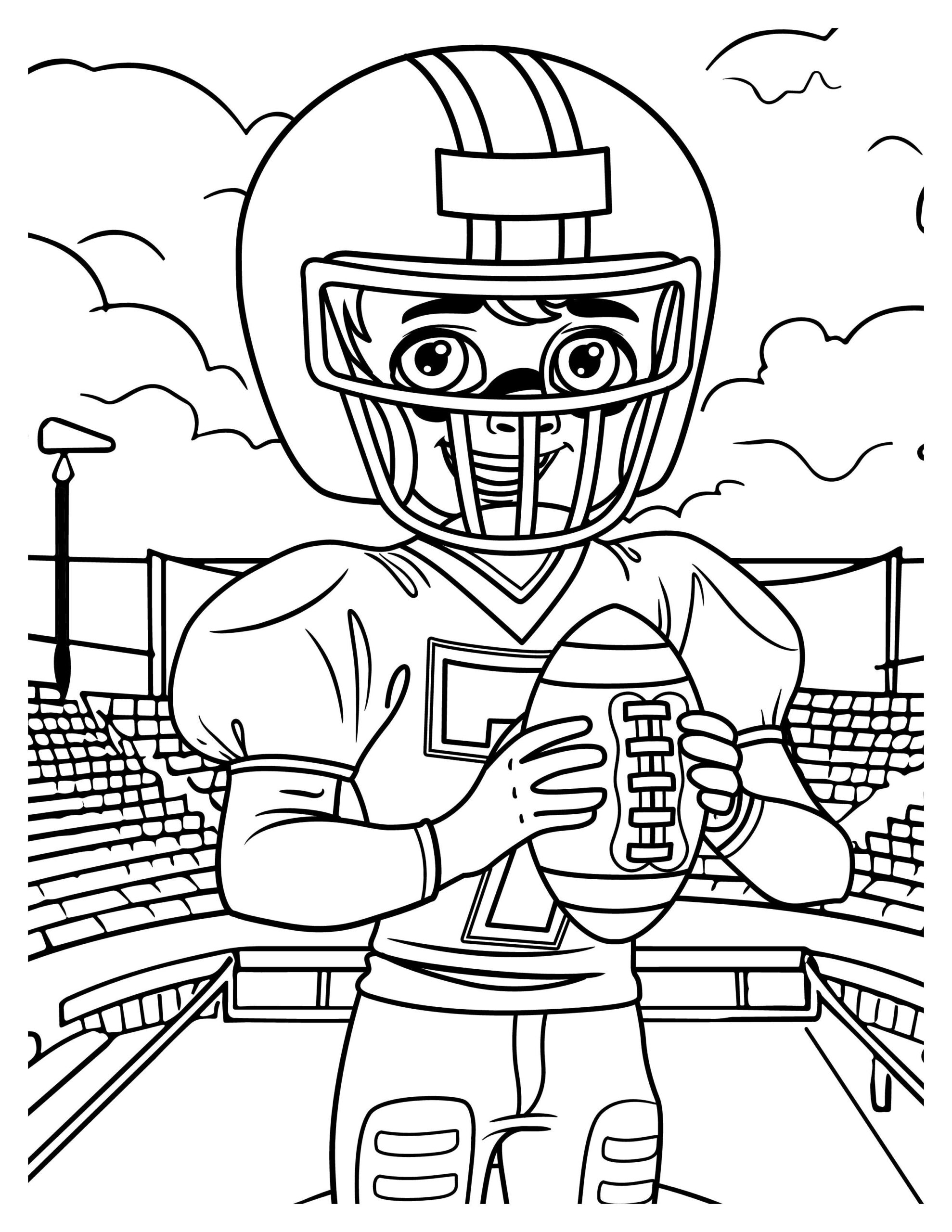 Football Coloring Pages: Fun And Creative Activity