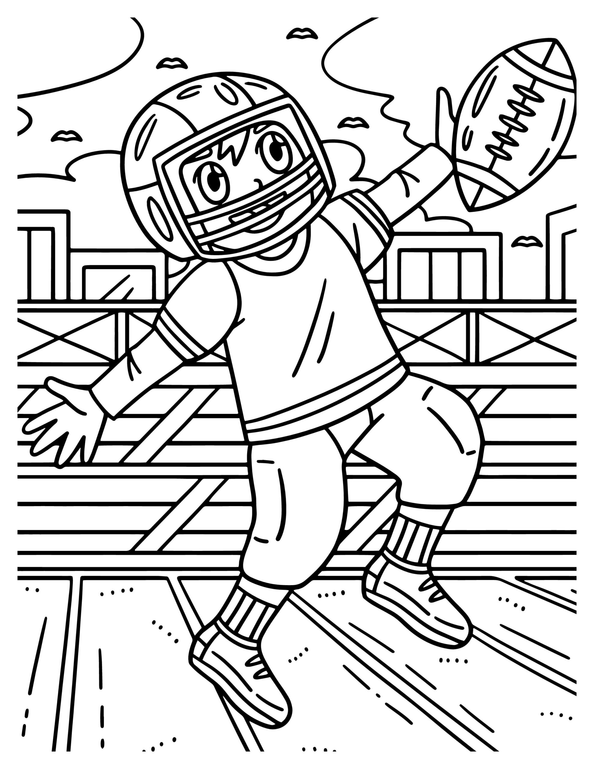 Football Coloring Pages: Fun And Creative Activity