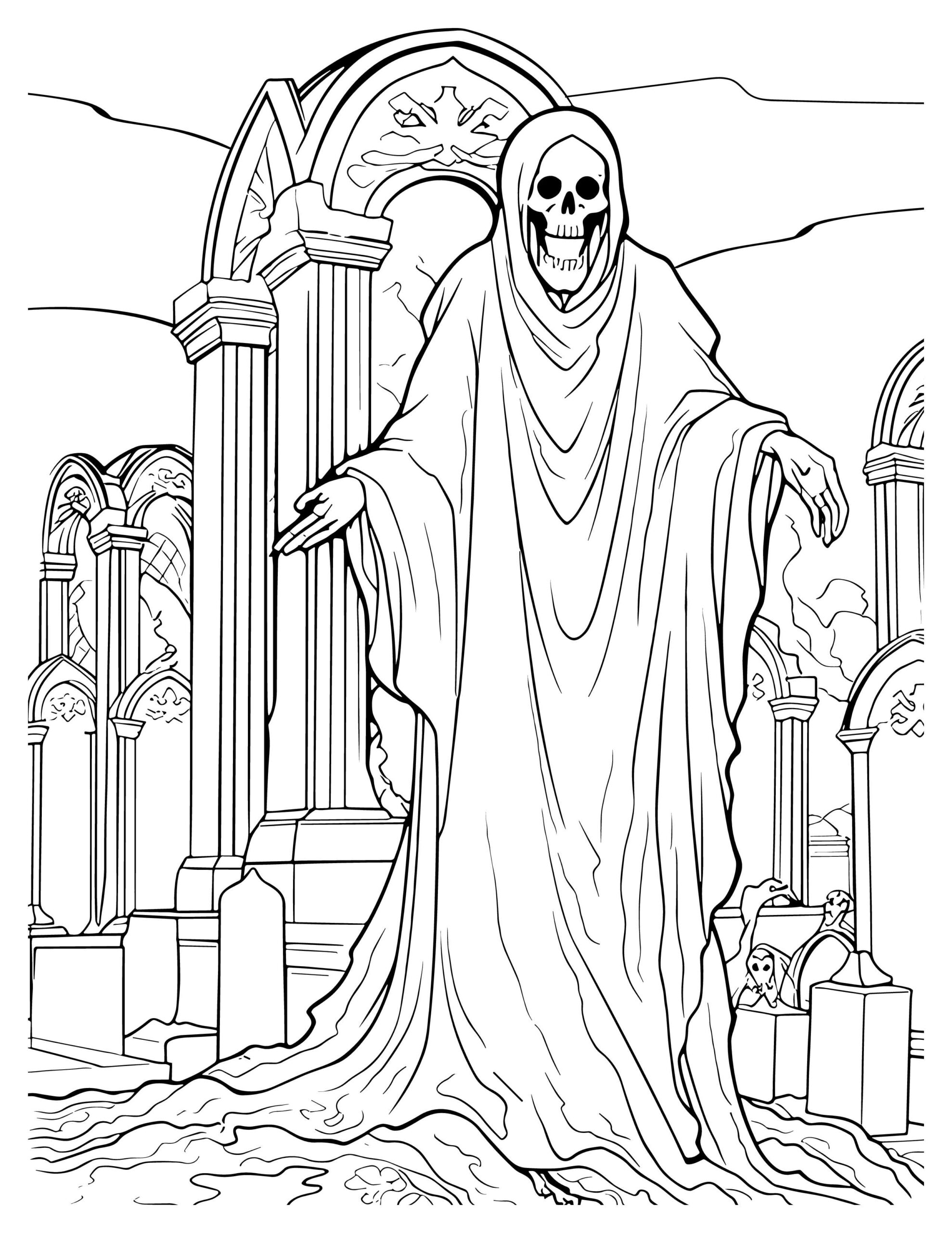 Ghosts Coloring Pages: Spooky And Fun For All Ages