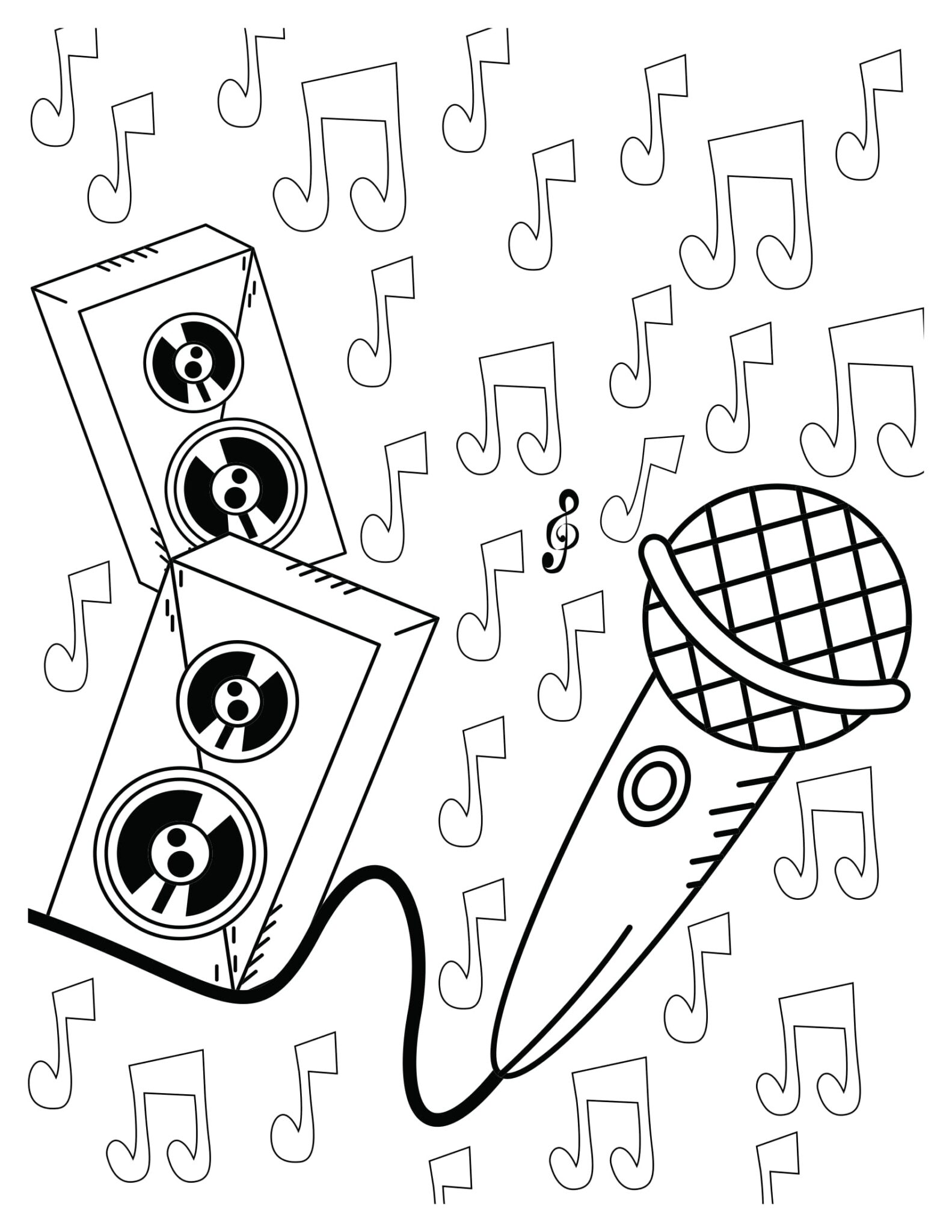 Funky 70s Coloring Pages Groovy Retro Art for All Ages