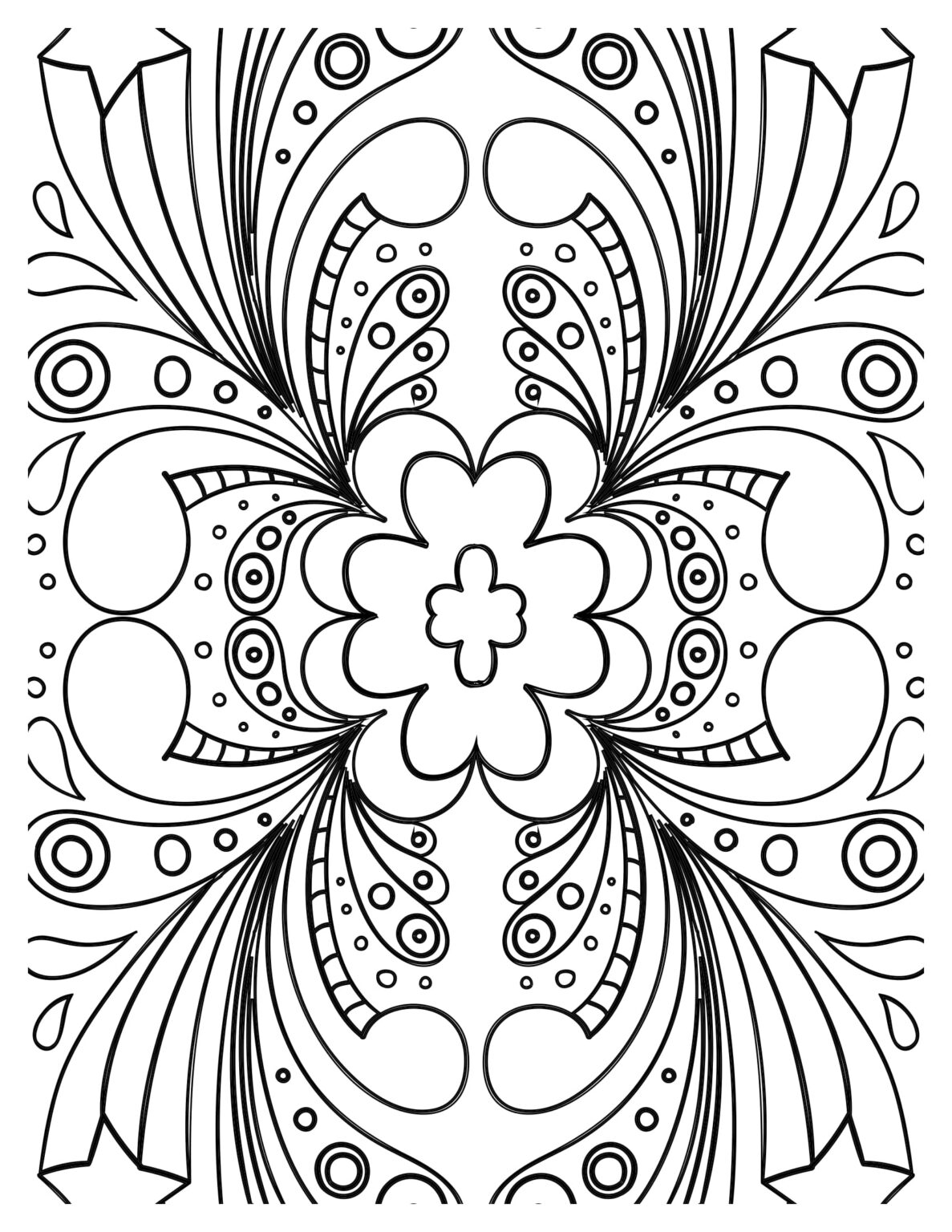 Funky 70s Coloring Pages Groovy Retro Art for All Ages