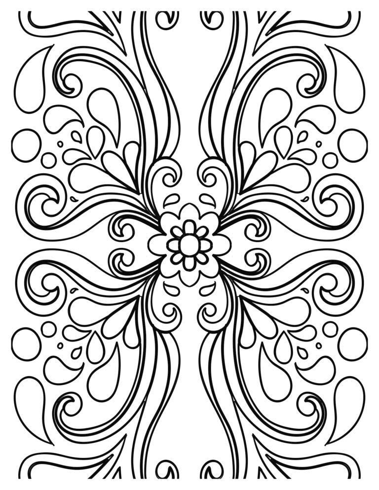Funky 70s Coloring Pages Groovy Retro Art for All Ages