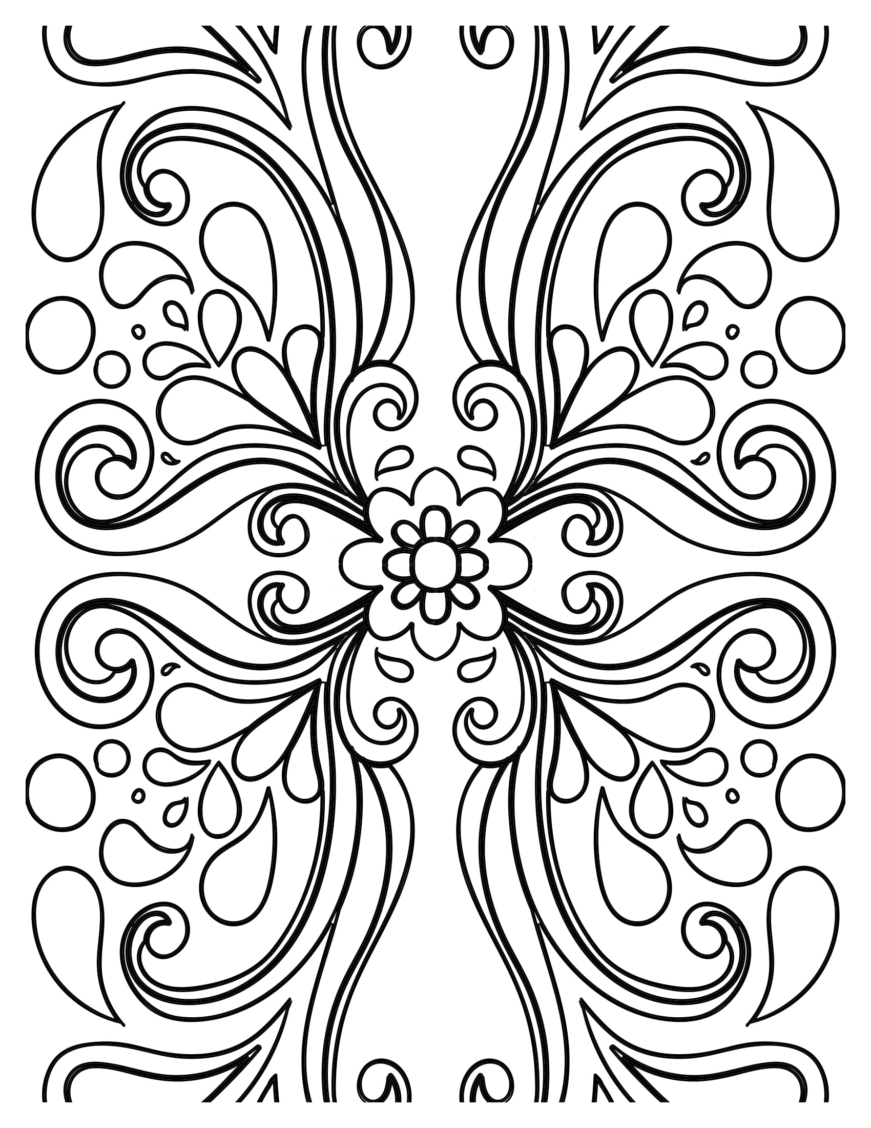 Funky 70s Coloring Pages Groovy Retro Art for All Ages