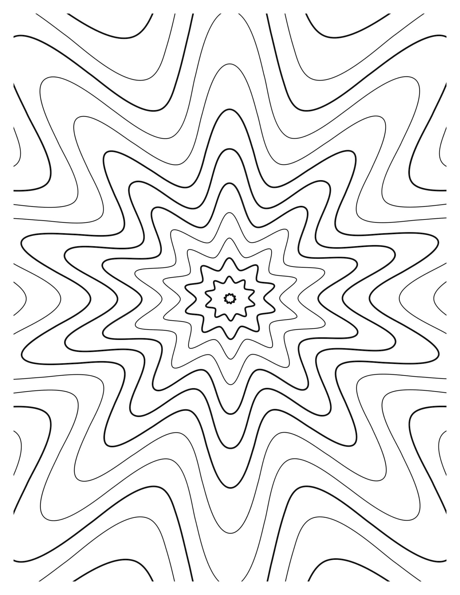Funky 70s Coloring Pages Groovy Retro Art for All Ages