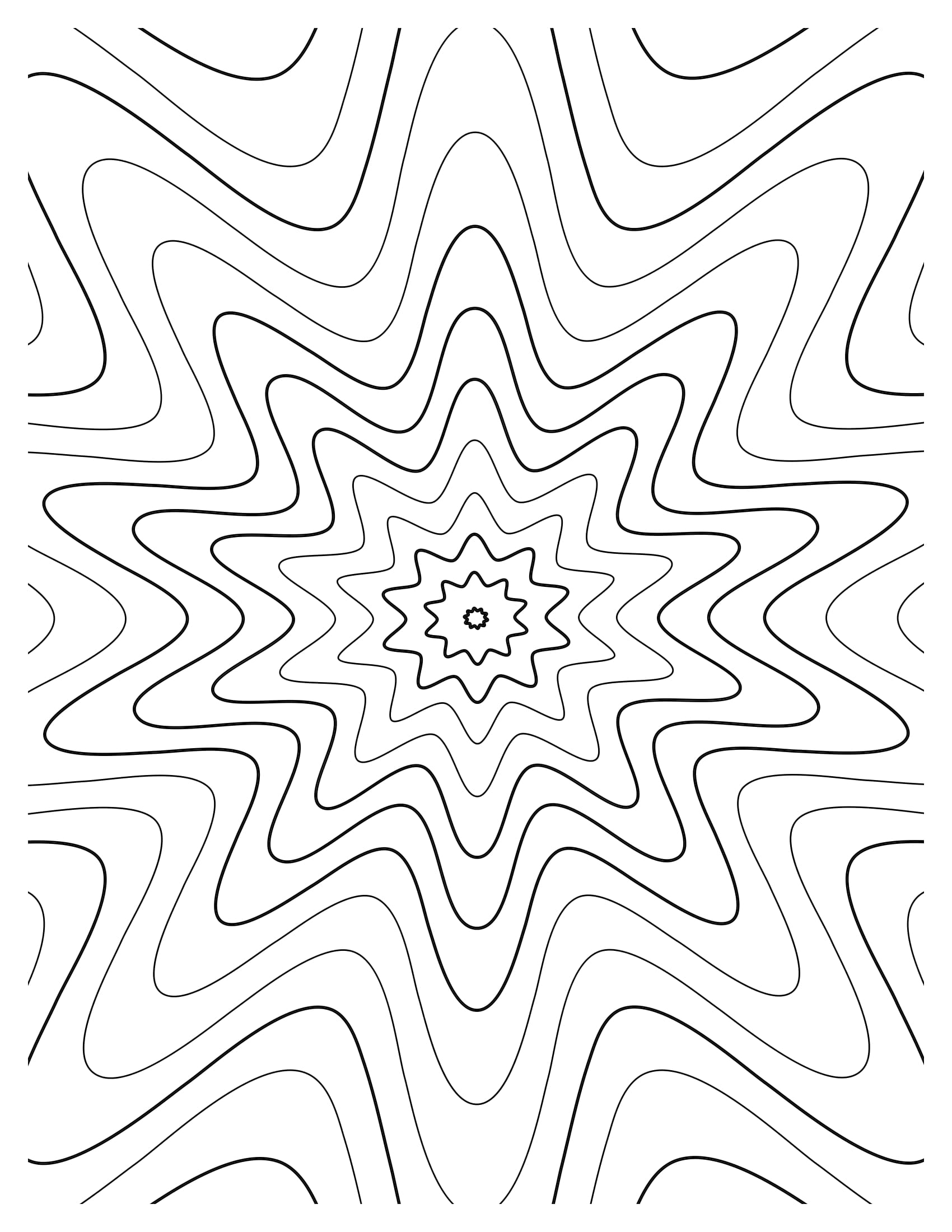 Funky 70s Coloring Pages Groovy Retro Art for All Ages