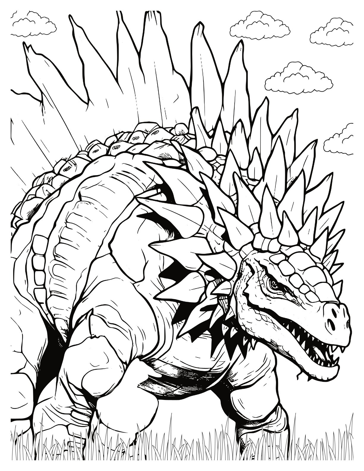 Godzilla Coloring Pages: Fun for Kids and Fans Alike