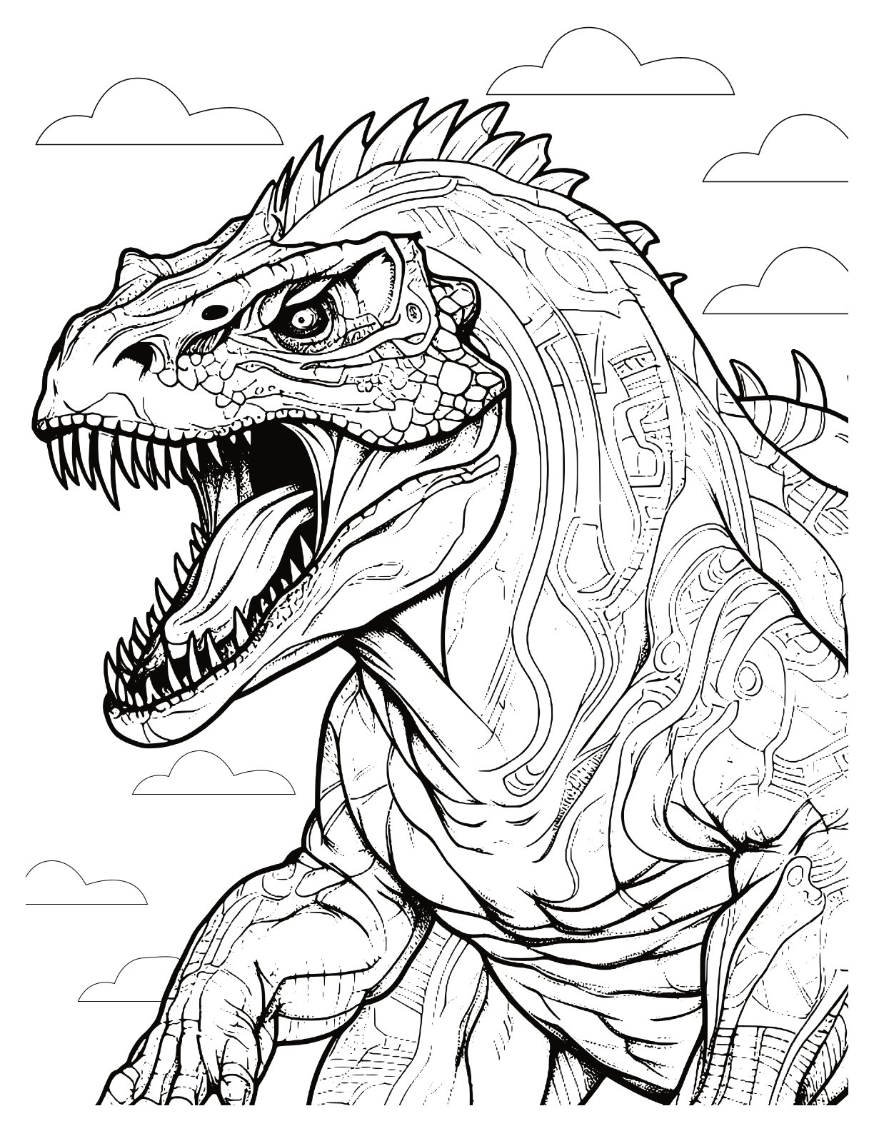 Godzilla Coloring Pages: Fun for Kids and Fans Alike