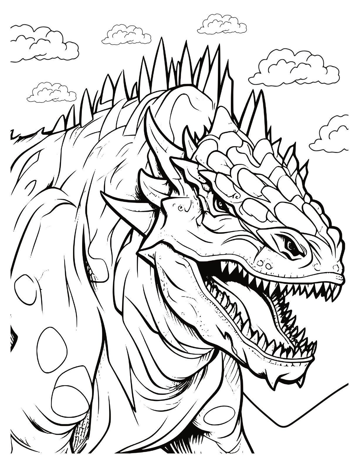 Godzilla Coloring Pages: Fun for Kids and Fans Alike
