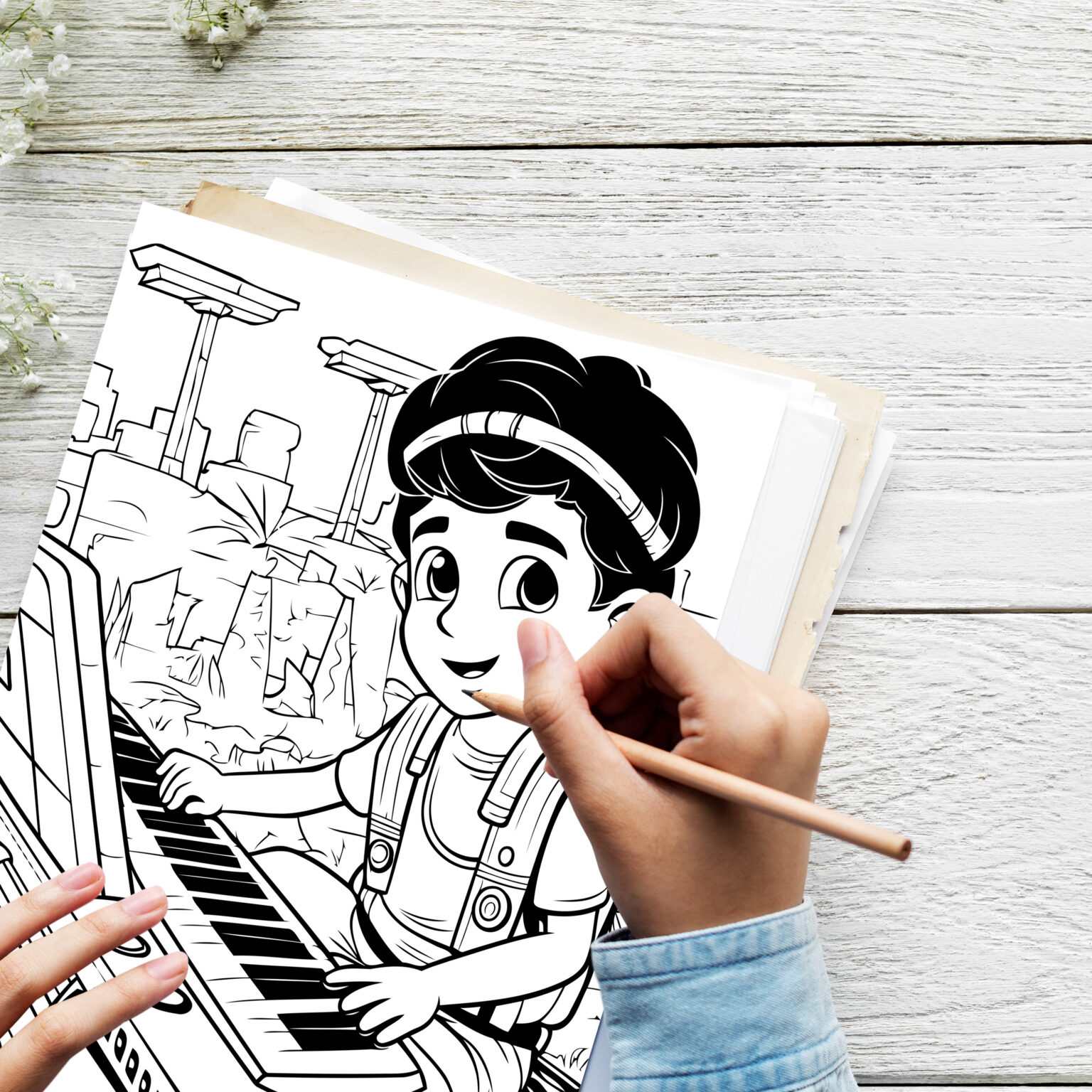 Groovy 60s Coloring Pages Free Printable Retro Fun for Kids