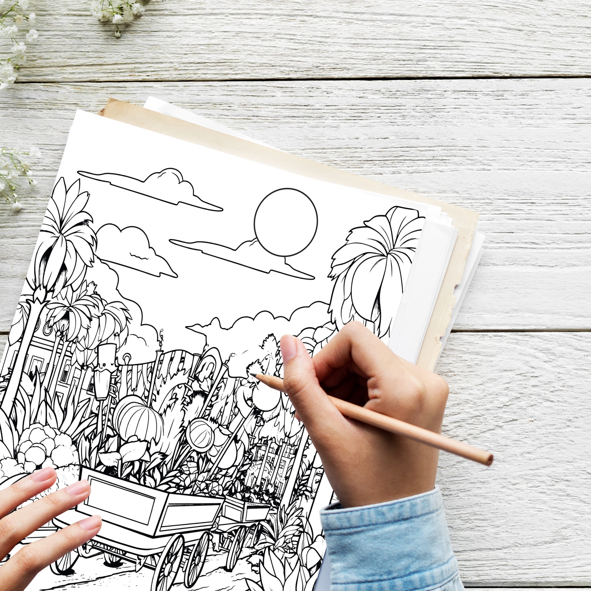 Vibrant 80s Coloring Pages: Bold And Retro Designs