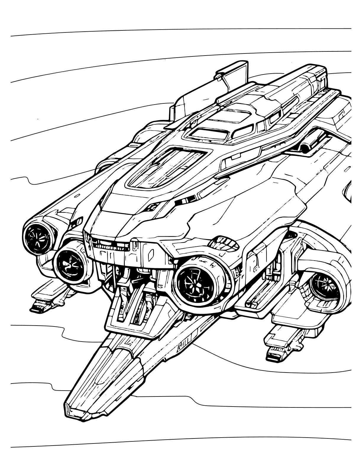 Spacecraft Coloring Pages: Fun and Educational Designs for Kids