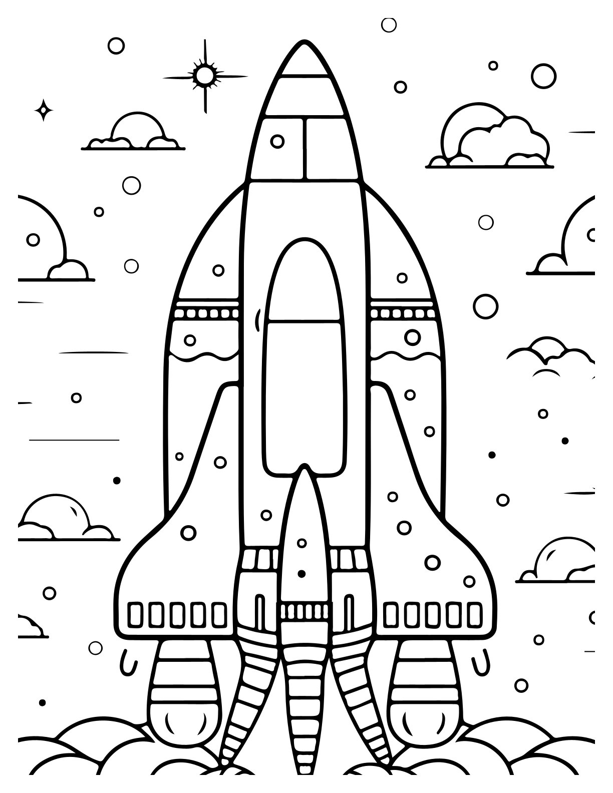 Spacecraft Coloring Pages: Fun and Educational Designs for Kids