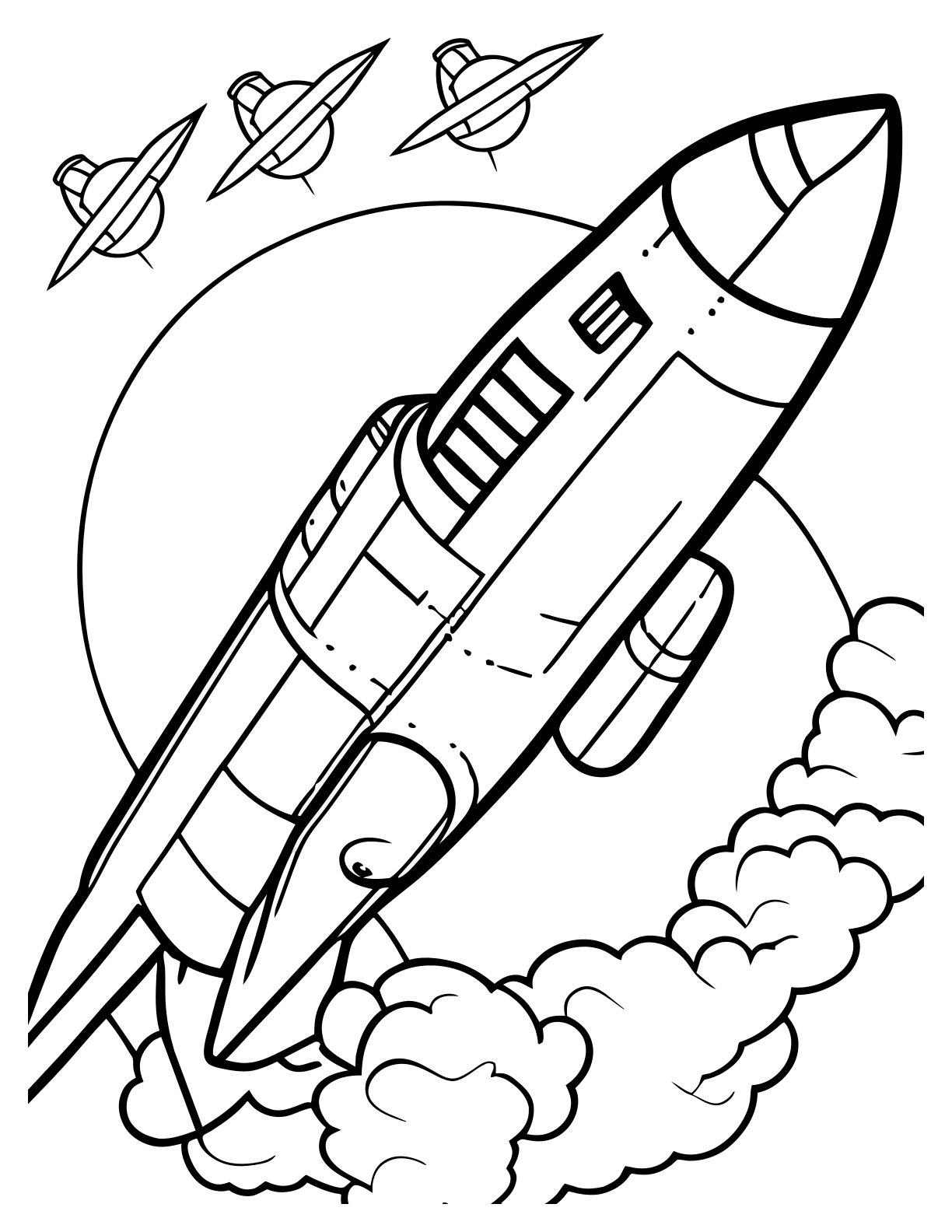Spacecraft Coloring Pages: Fun and Educational Designs for Kids