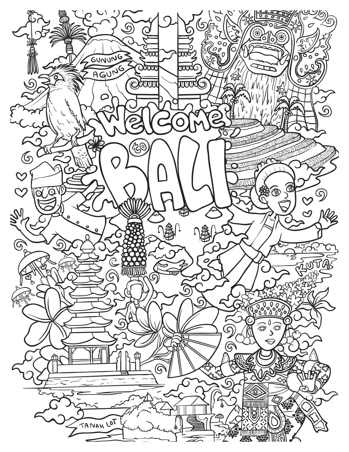 Travel Coloring Pages for Kids: Fun & Creative Adventures