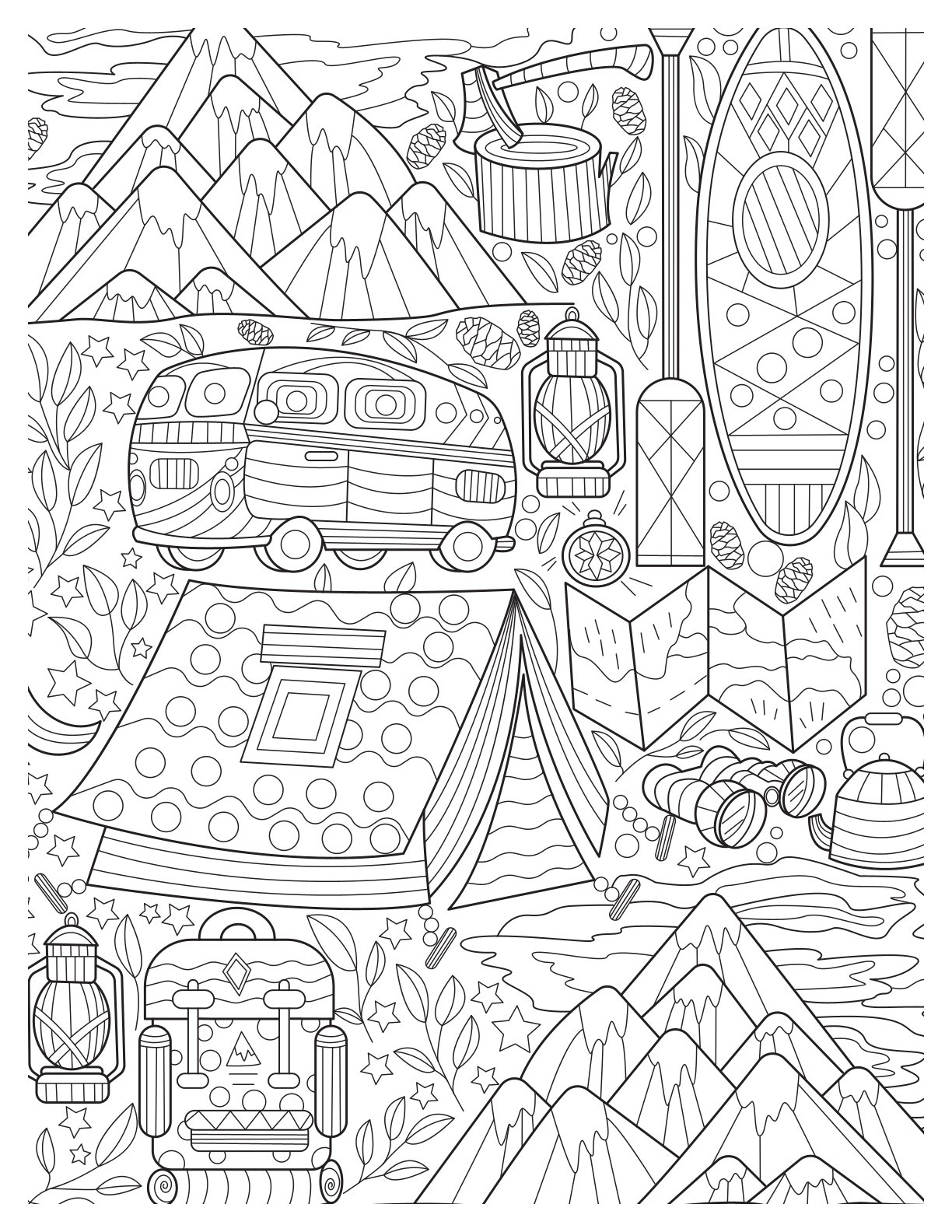 Travel Coloring Pages for Kids: Fun & Creative Adventures