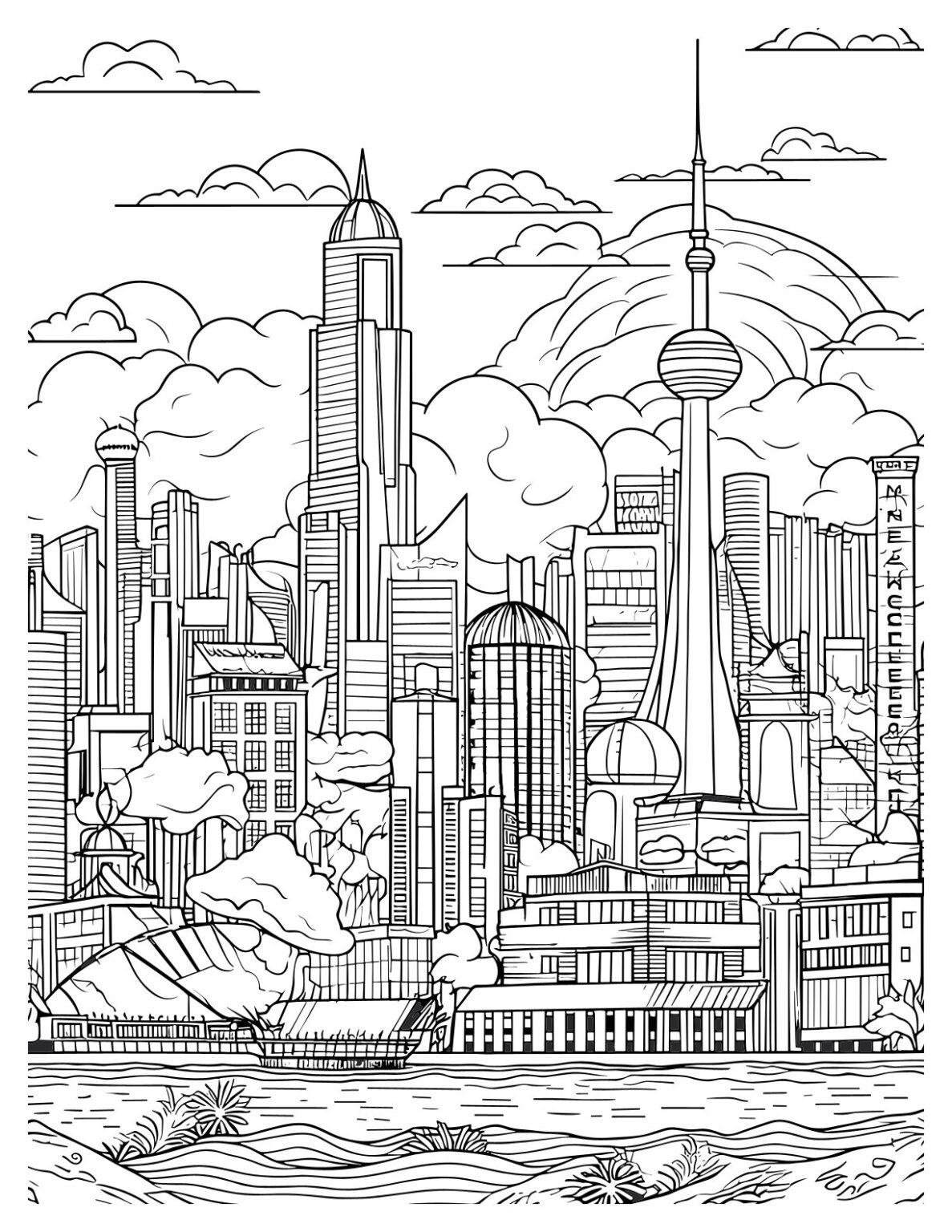 Travel Coloring Pages for Kids: Fun & Creative Adventures