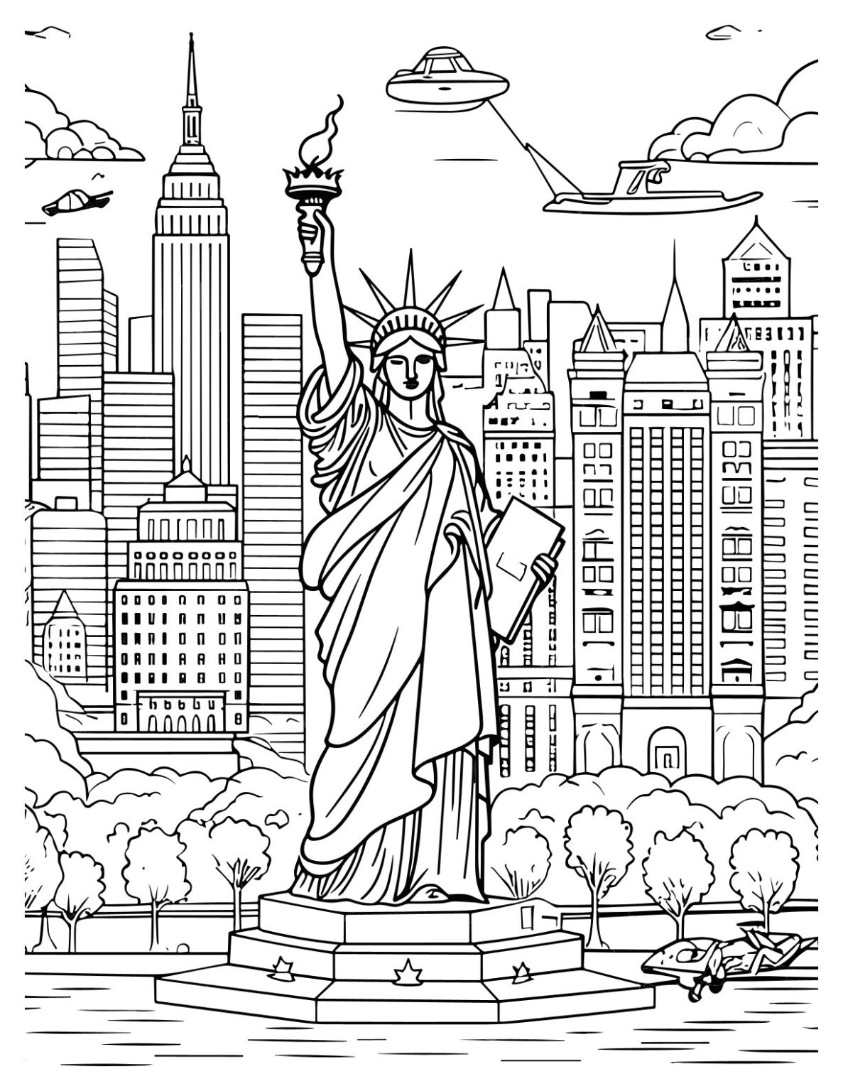 Travel Coloring Pages for Kids: Fun & Creative Adventures