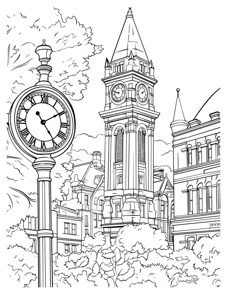 Travel Coloring Pages for Kids: Fun & Creative Adventures