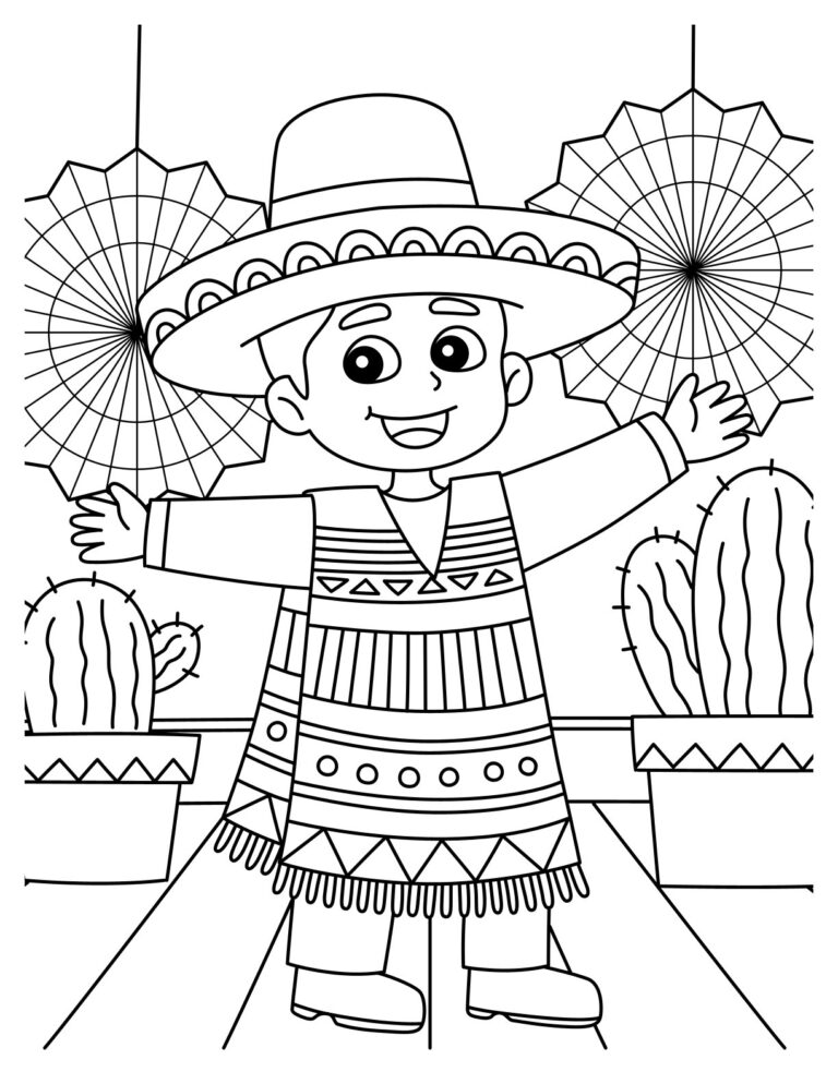 Mexico Coloring Pages - Fun & Educational Printable Sheets