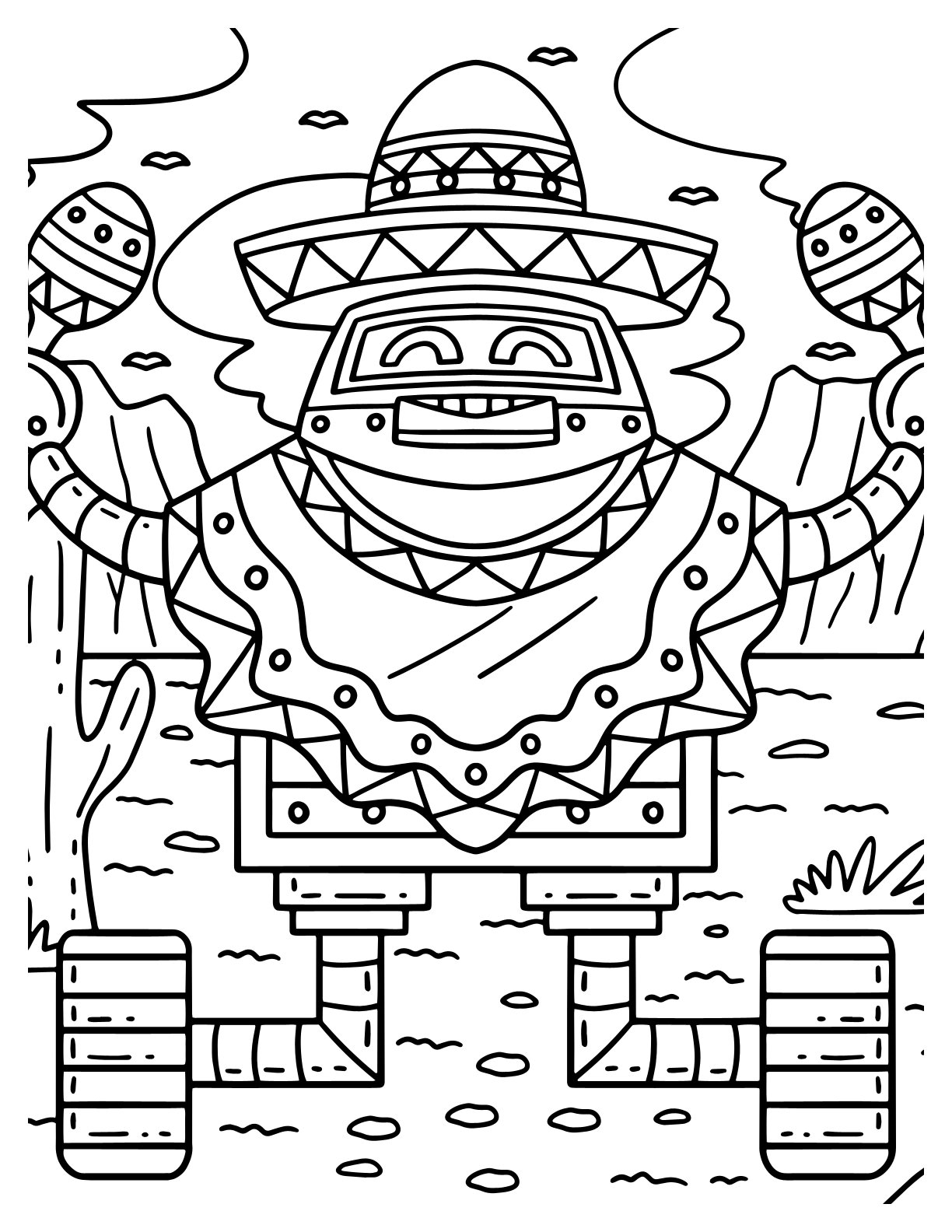 Mexico Coloring Pages - Fun & Educational Printable Sheets