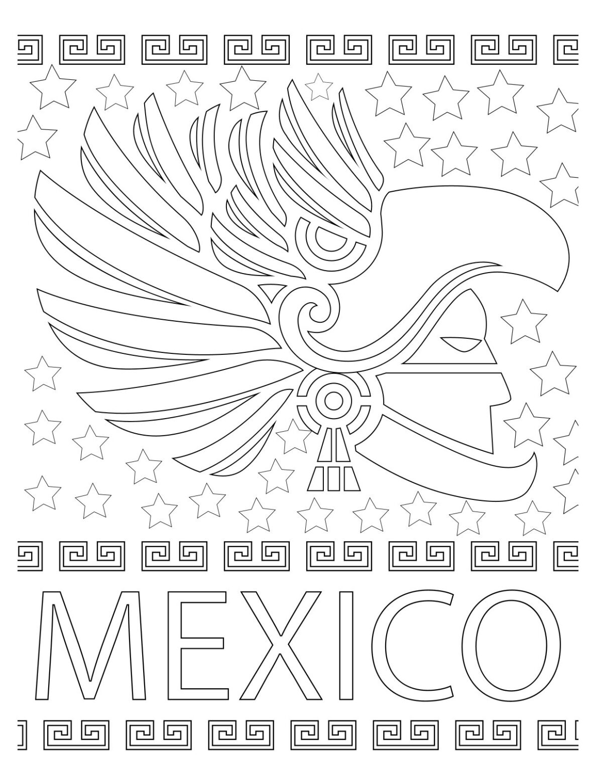 Mexico Coloring Pages - Fun & Educational Printable Sheets
