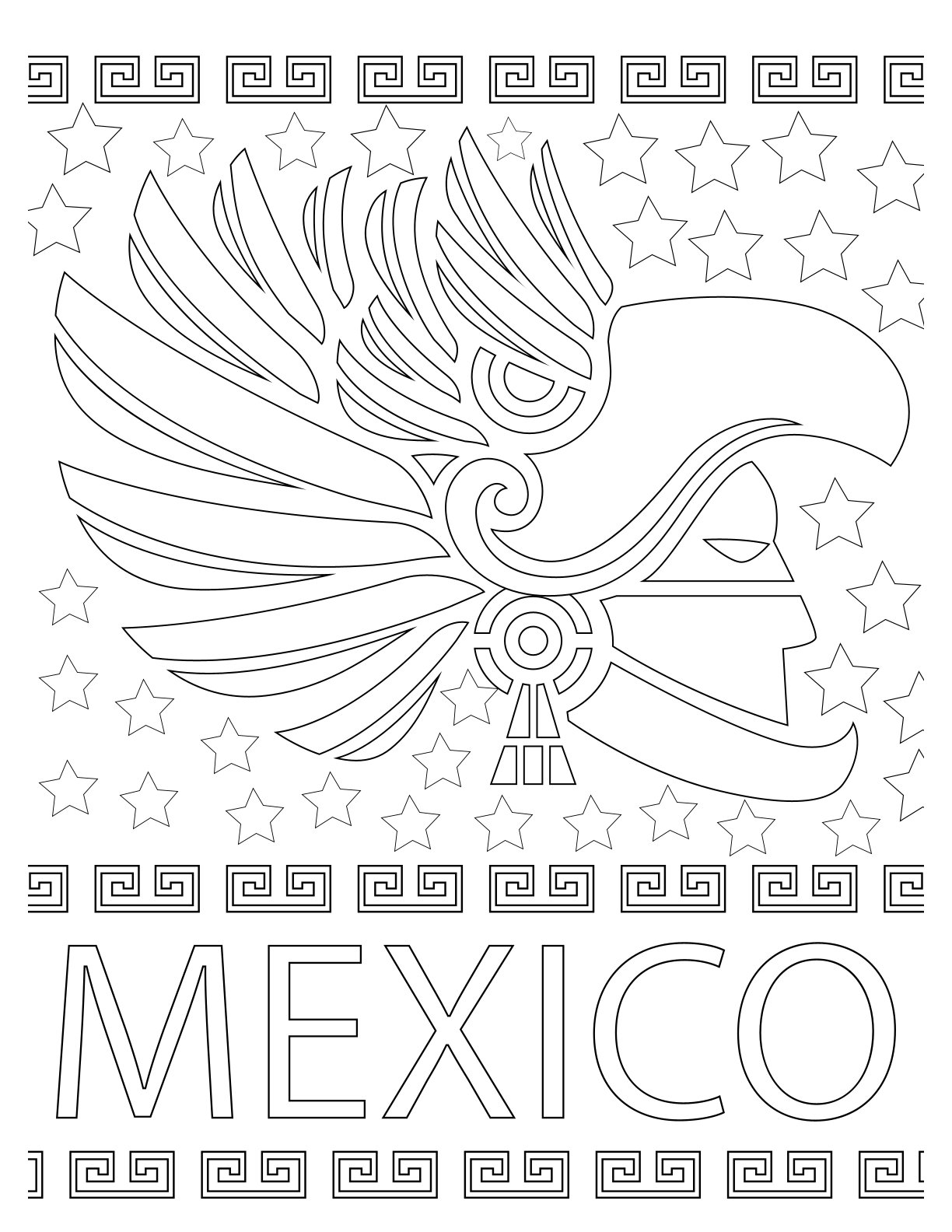 Mexico Coloring Pages - Fun & Educational Printable Sheets